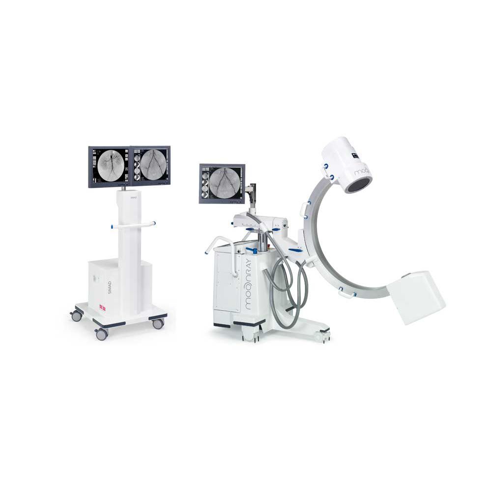 Mobile C-arm - Moonray 500 XL - SIMAD - with video column