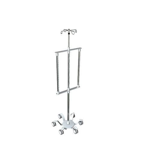 IV pole on casters - SMP-IVS6-004 - SMP CANADA - 4-hook / telescopic ...