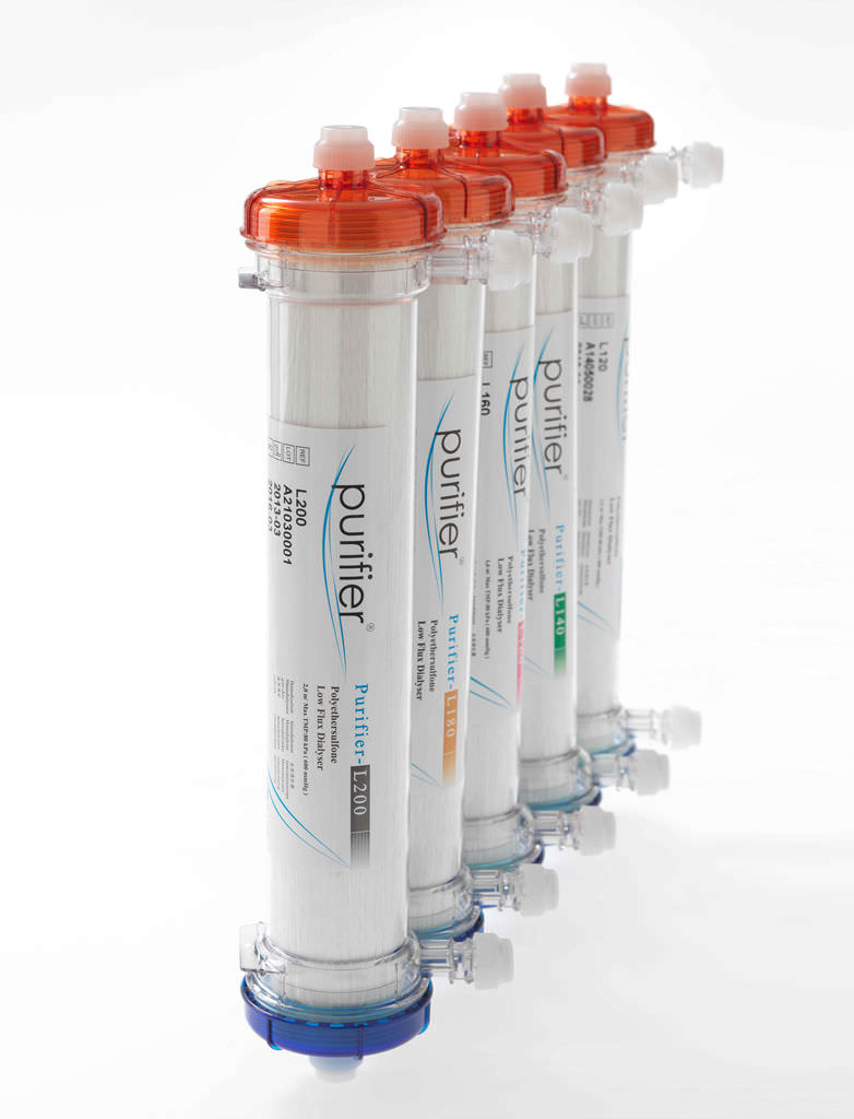 Polyethersulfone dialyzer - Farmasol - hollow-fiber / with low permeability