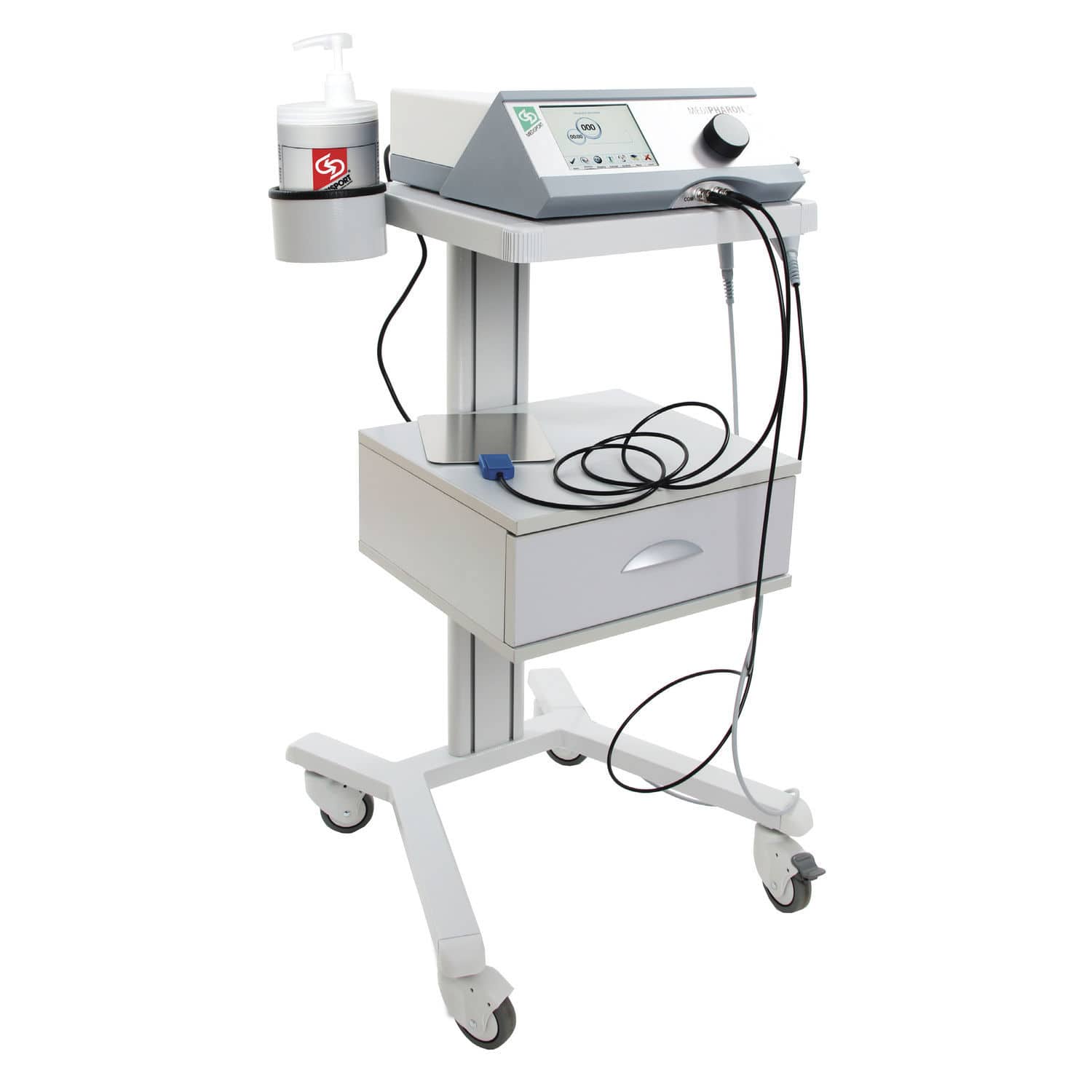 Ultrasound diathermy unit - Medi Pharon 5 - Medisport - trolley-mounted