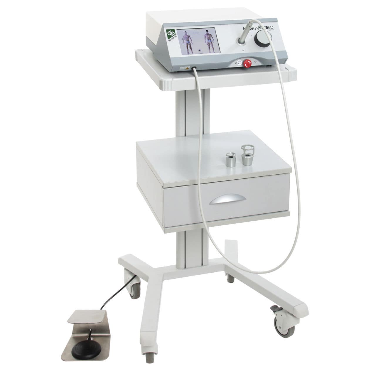 Laser therapy unit - Medi Laser 15 ED - Medisport - trolley-mounted