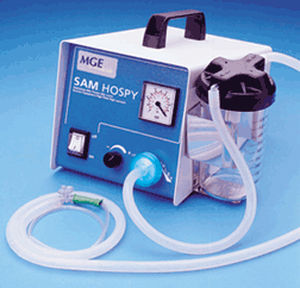 Pneumatic mucus suction pump - SAM Hospy - MG Electric