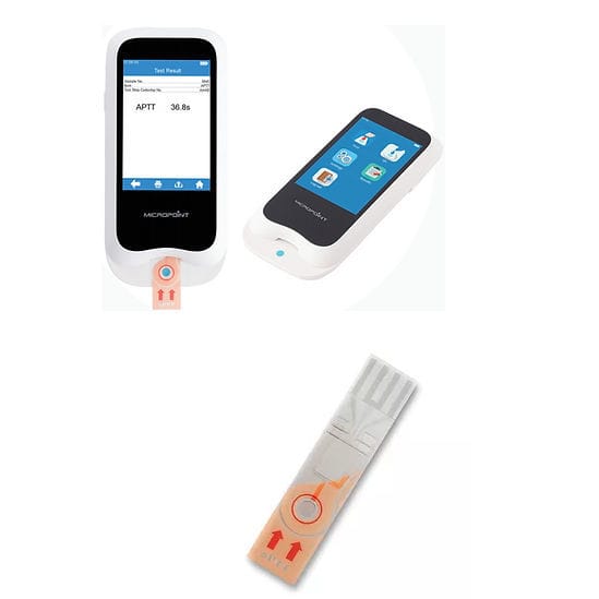 Coagulation test strip - qLabs® - Micropoint BioScience Inc. - blood ...