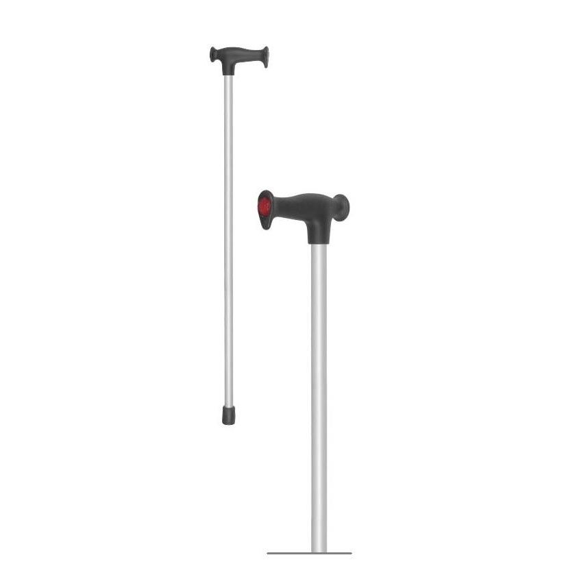 T-handle walking stick - 12/MR - Mikirad - height-adjustable