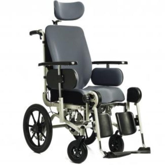 Passive wheelchair - OPTIMA 400 - Nuova Blandino - indoor / reclining / height-adjustable