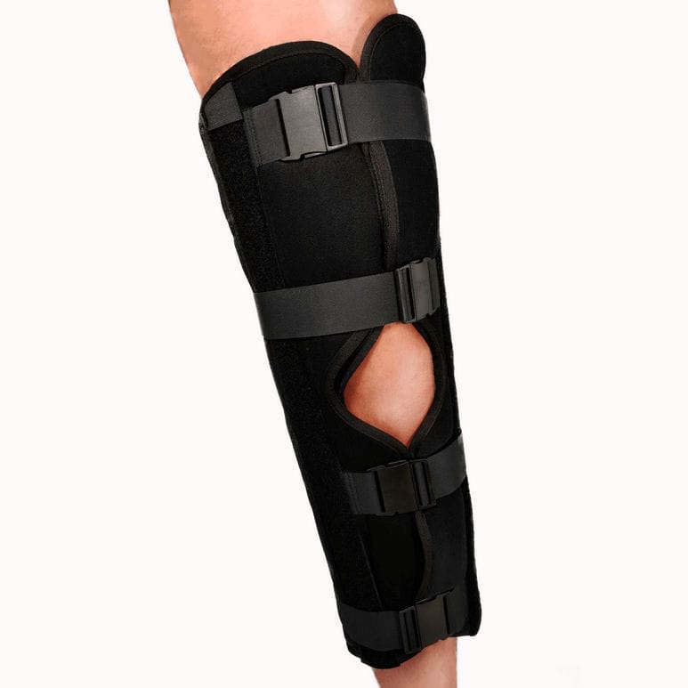 Knee splint - 11-002 series - Orthobroker - 20° knee flexion / open knee