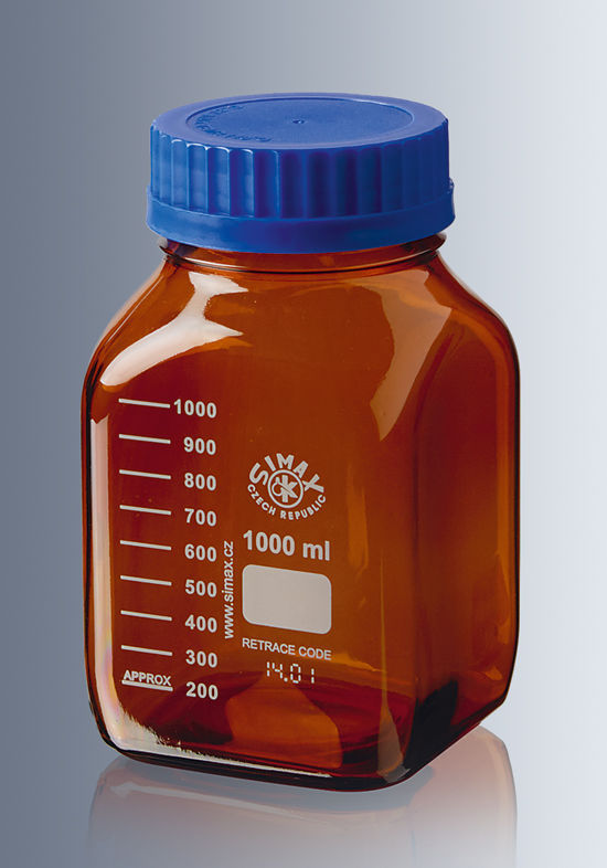 Laboratory bottle - GL 80 - Paul Marienfeld - polypropylene / glass