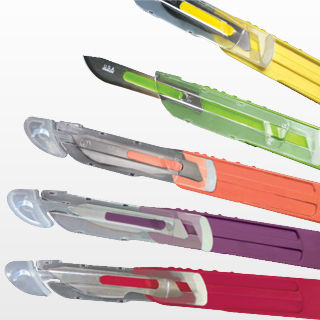 Security scalpel - 73-9010, 73-9024 - Southmedic - single-use