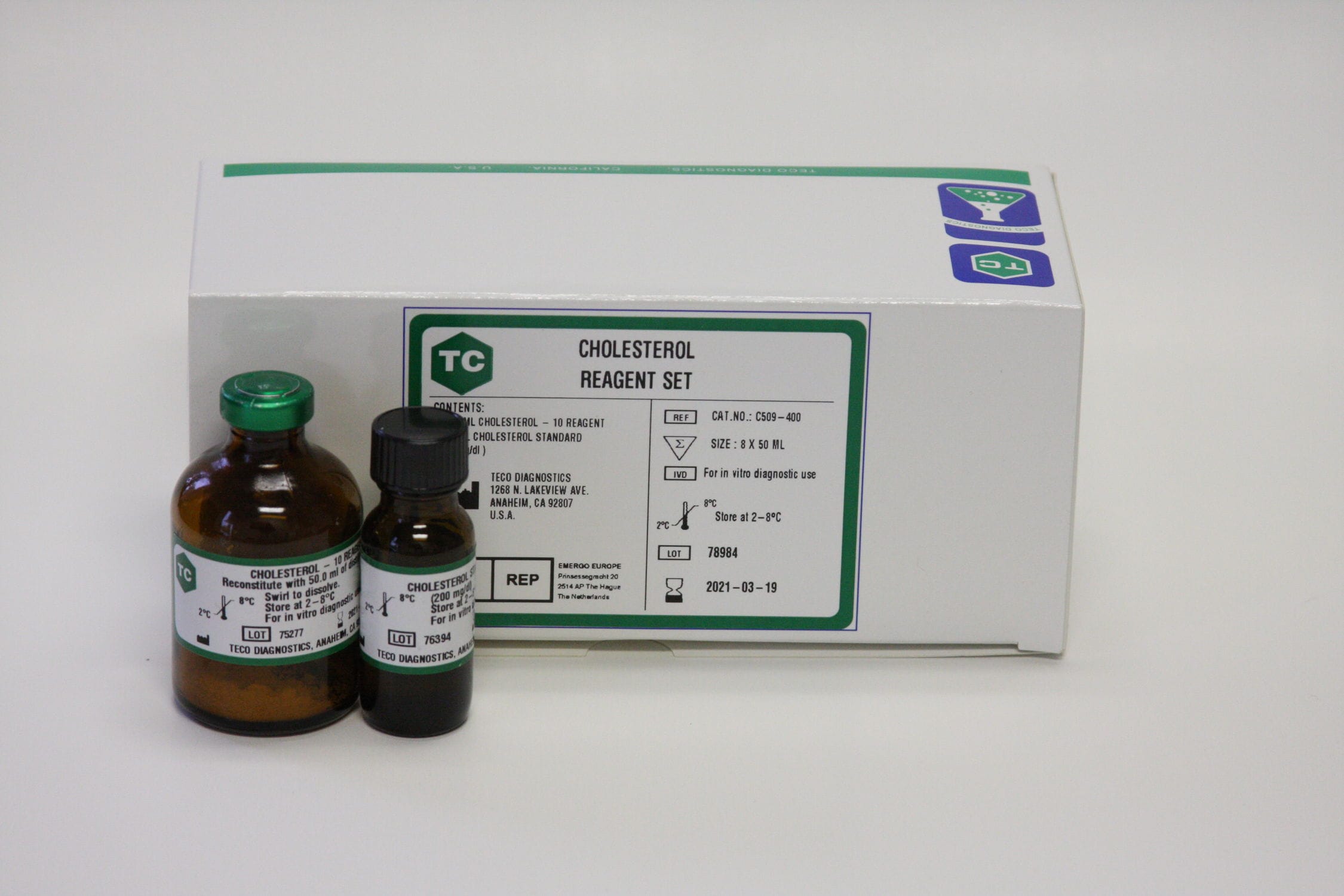 Solution reagent kit - C509-400 - Teco Diagnostics - blood sample / for ...