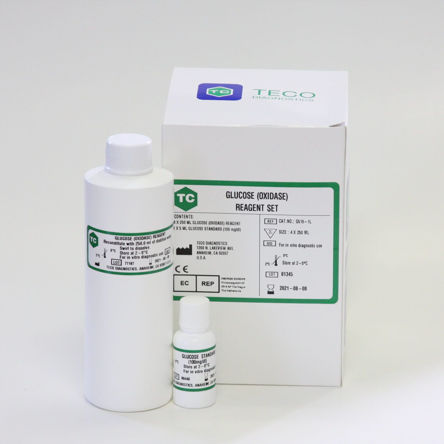 Solution reagent kit - G519-1L - Teco Diagnostics - blood sample / for ...