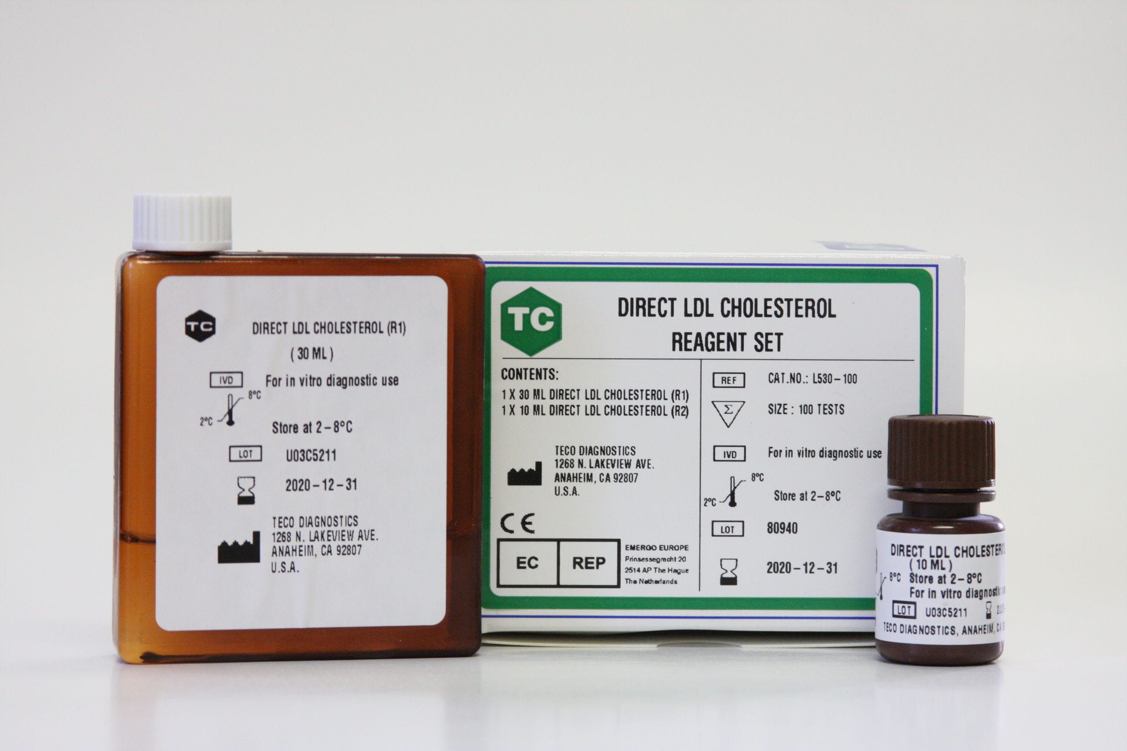 Solution reagent kit - L530-100 - Teco Diagnostics - blood sample / for ...