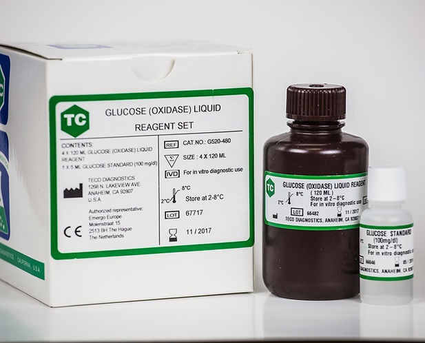 Solution reagent kit - G520-1L - Teco Diagnostics - for clinical chemistry / glucose