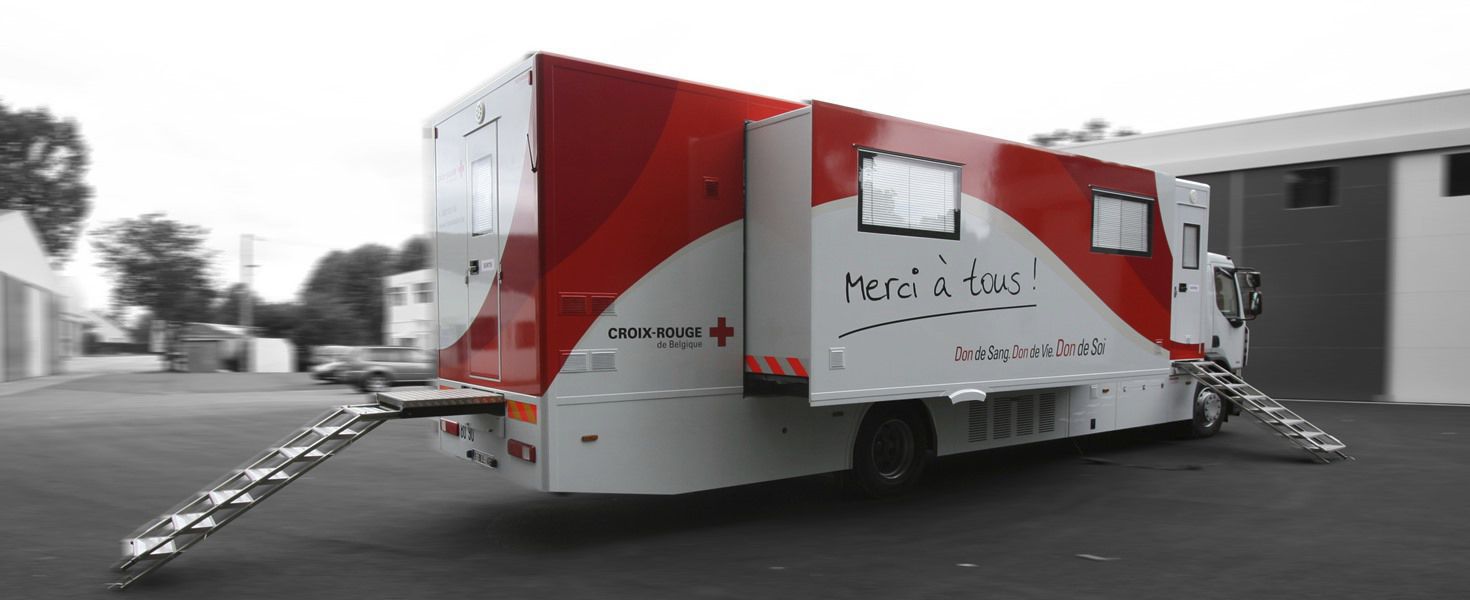 Blood donation mobile health vehicle - toutenkamion - van