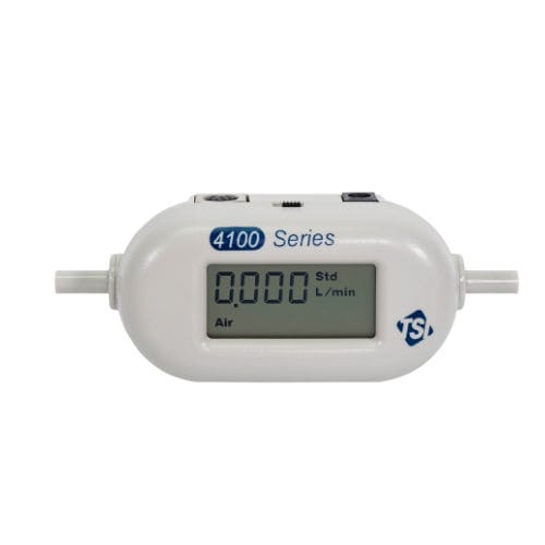 Mass flow meter - 4140 - TSI - gas / for hospitals / with LCD display