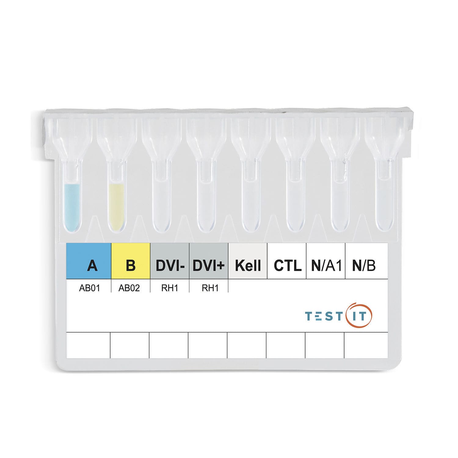 Blood typing test kit - TG106 - Turklab Tibbi Malzemeler San. Tic. A.S ...