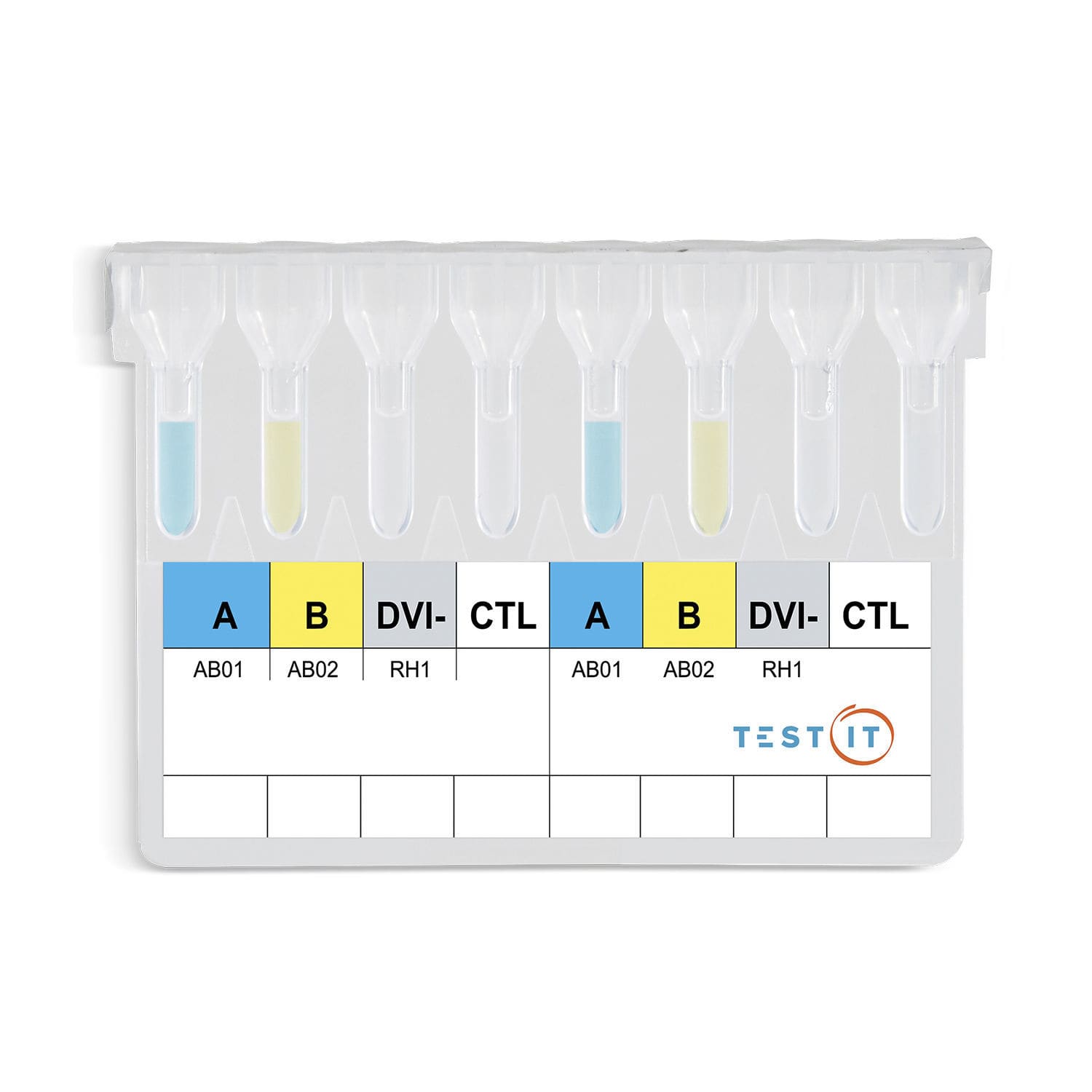 Blood typing test kit - TG109 - Turklab Tibbi Malzemeler San. Tic. A.S ...