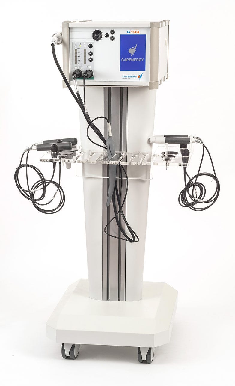 Tecar therapy unit - C - 100 Vascular - Capenergy Medical - trolley ...