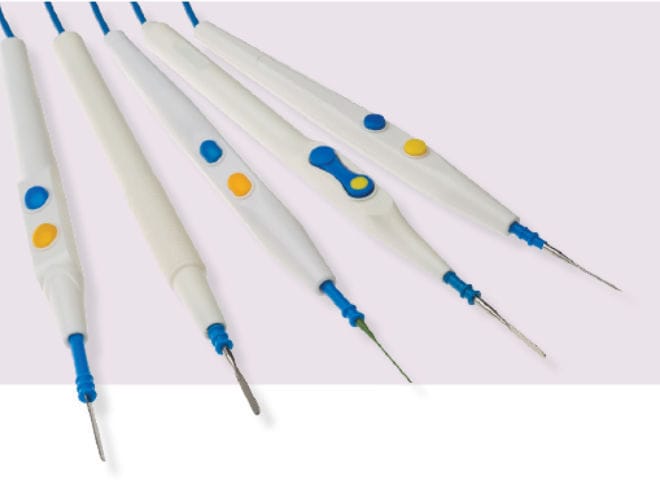 Electrosurgical electrode - Comepa Industries - straight / disposable