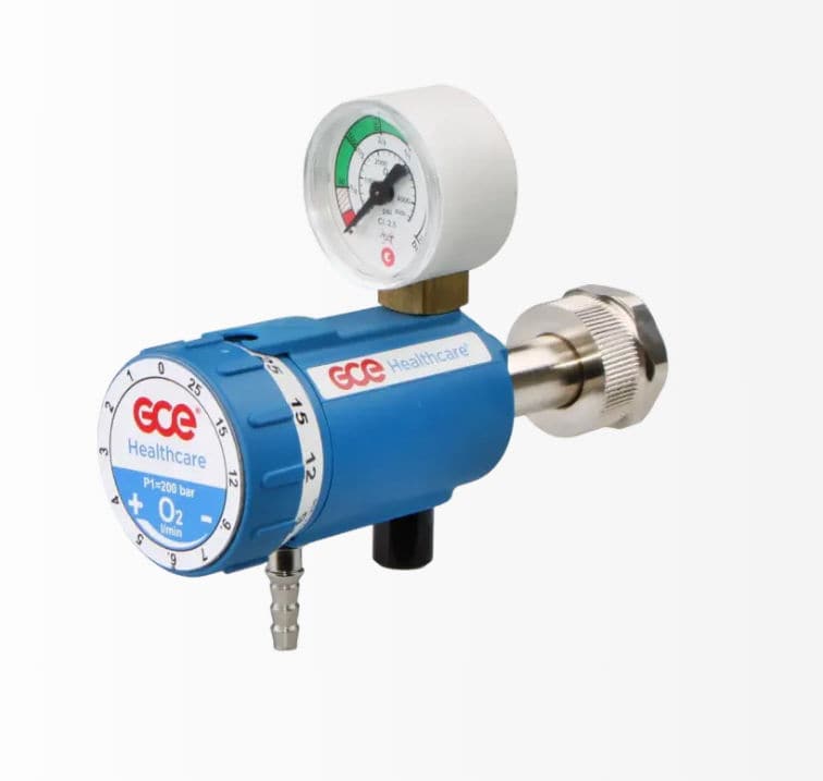 Oxygen pressure regulator - MediTec™ - GCE Group - air / N2O / CO2