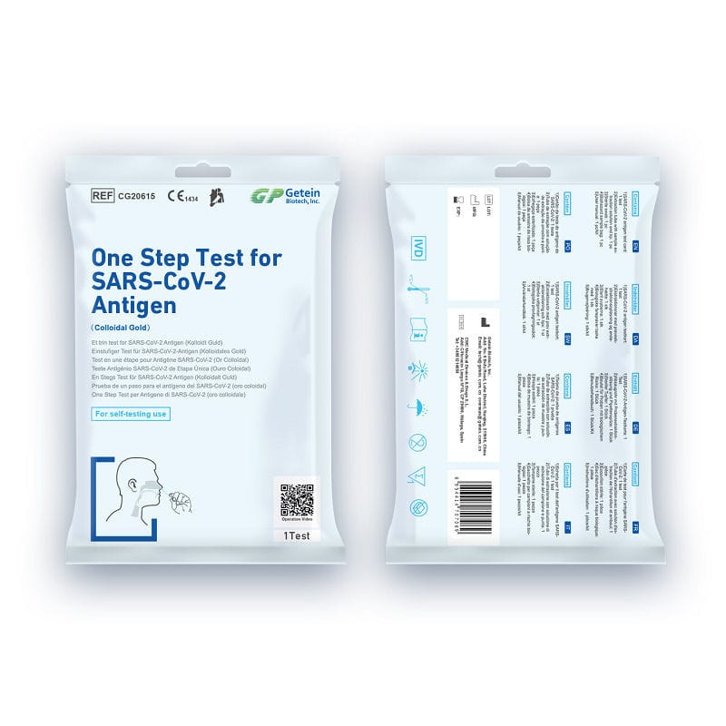 COVID-19 test kit - CG 20615 - Getein Biotech Inc. - for antigens ...