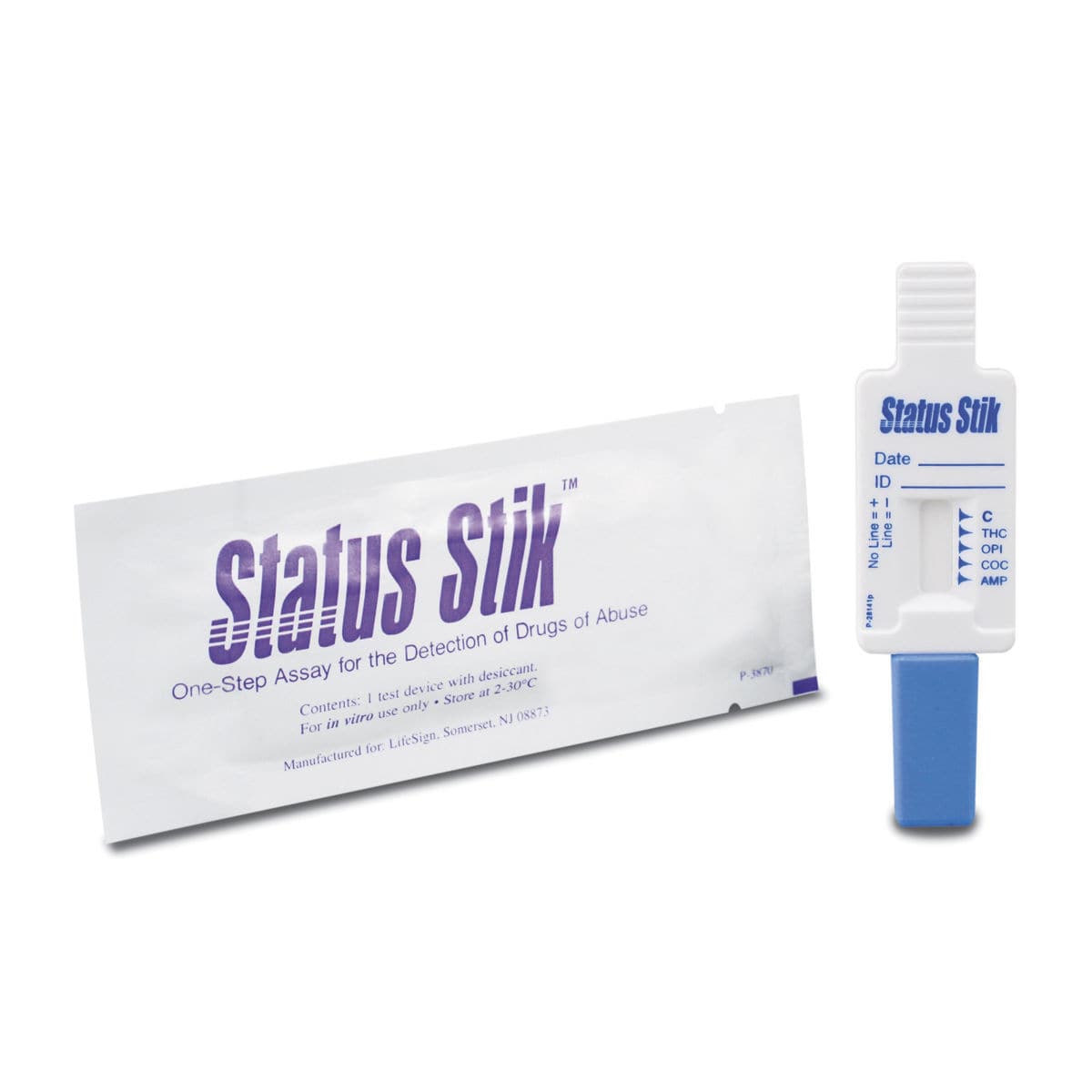Abused drug test kit - Status Stik - LifeSign PBM - for drugs / urine