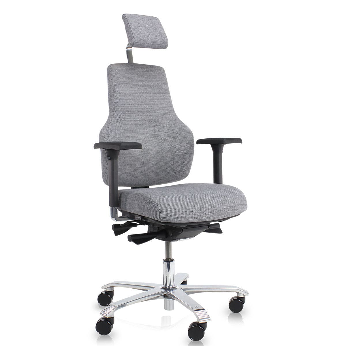 Office chair with armrests - Large - Score BV - on casters / height ...