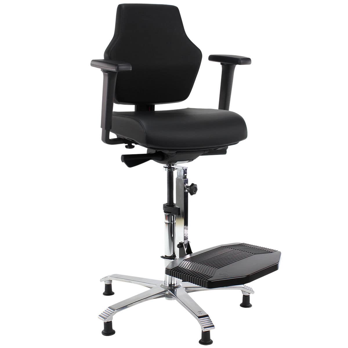 Laboratory chair - 08 ESD - Score BV - with armrests / with footrest ...