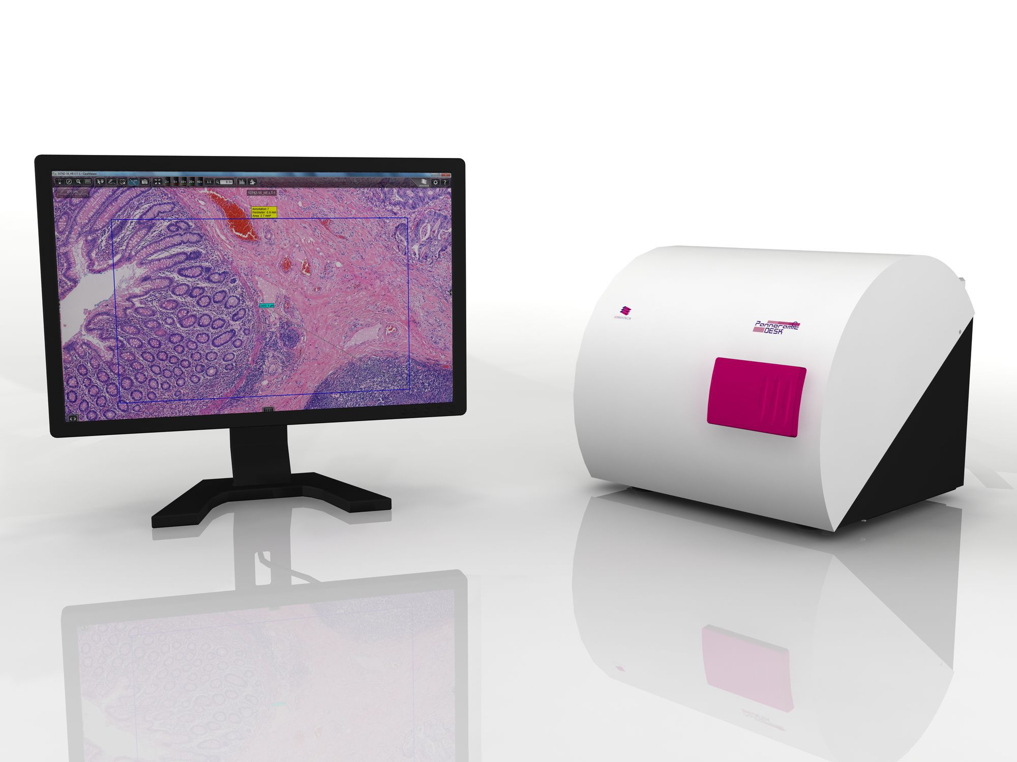 Microscope slide scanner - PANNORAMIC Flash Desk DX - 3DHISTECH Ltd.