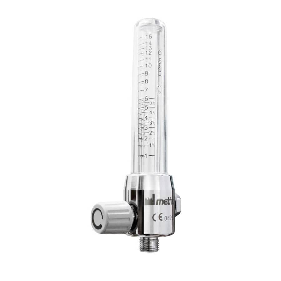 Double flow meter - CAHOUET S.A. - oxygen / air / for hospitals