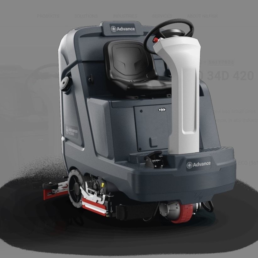 Ride-on scrubber-dryer - SC5000 34D 420 AH WET OBC ECO - NILFISK