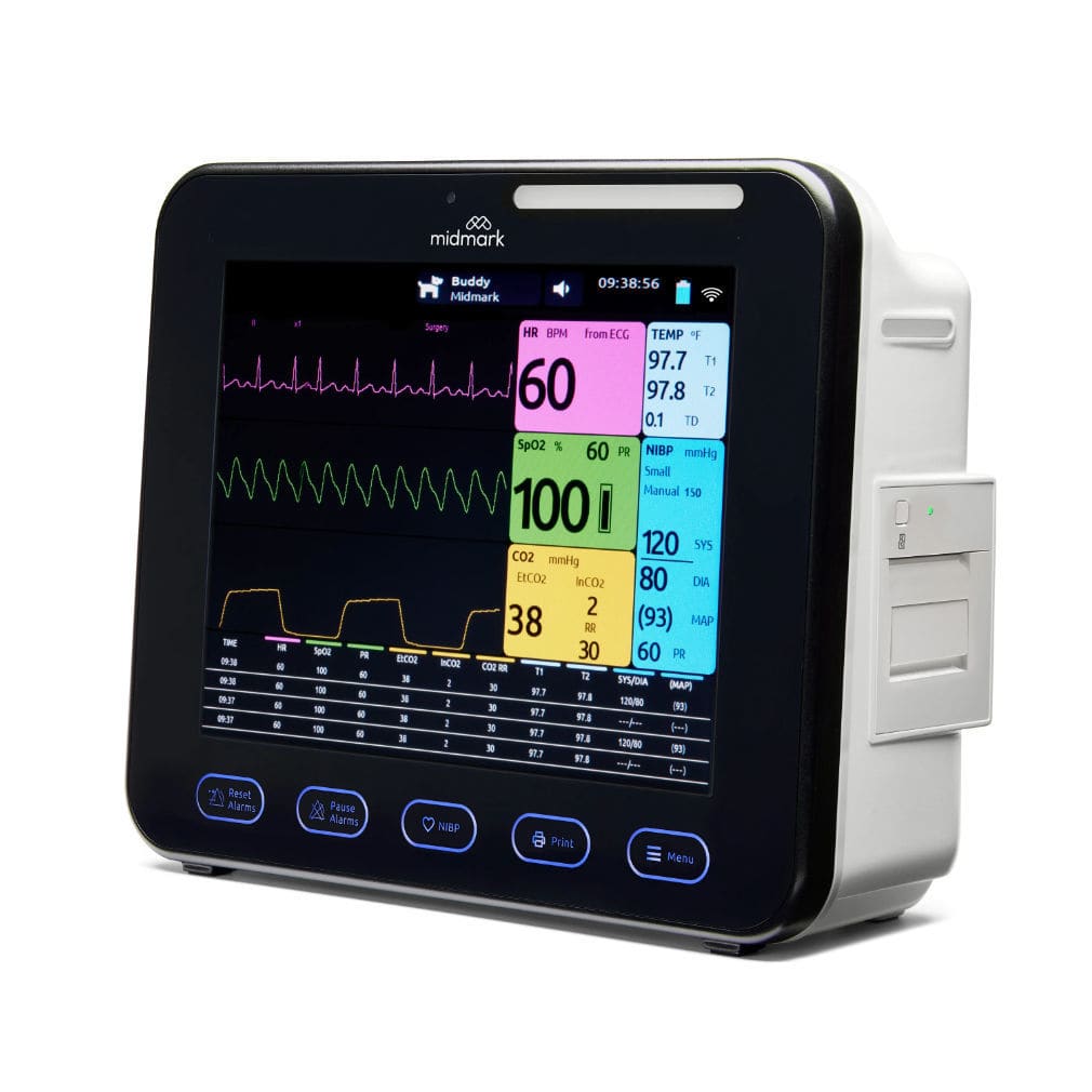 Compact multi-parameter monitor - Midmark Animal Health - portable ...