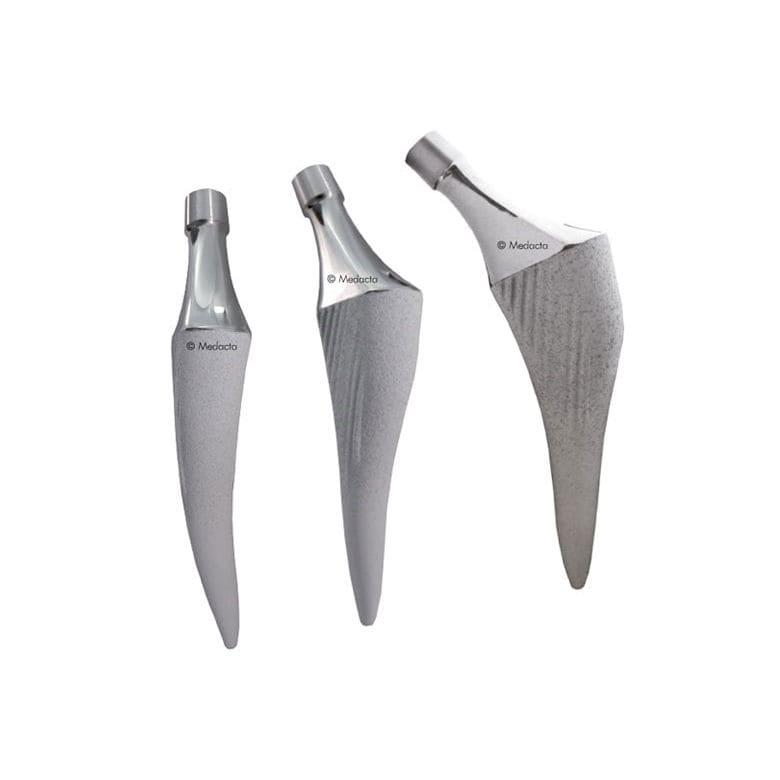 Cementless femoral stem - MiniMAX® - Medacta - right / left