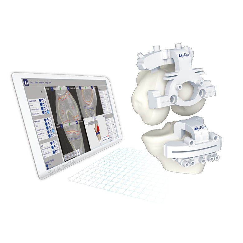 Knee prosthesis resection guide - MyKnee® - Medacta