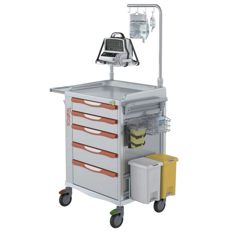 Emergency trolley - JDEQJ284 - Jingdong Technology - hospital / for ...