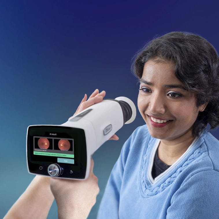 Non-mydriatic retinal camera - Aurora® AEYE - Optomed - retinal imaging ...