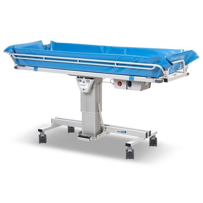 Hydraulic shower trolley - STALHAM-BATHE-20 - Medi-Plinth - electric