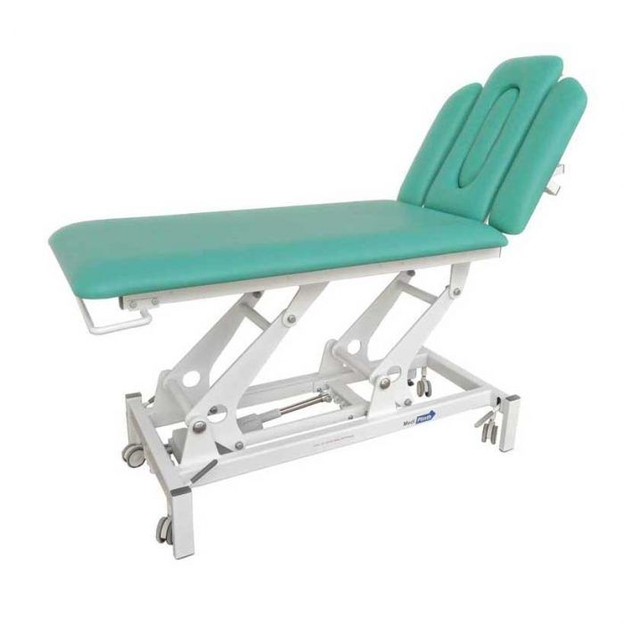 Electric massage table - PHYS+04 - Medi-Plinth - on casters / 2-section