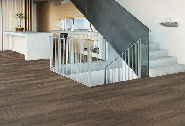 Vinyl flooring - Expona EnCore Rigid Loc - Polyflor - polyurethane / PUR