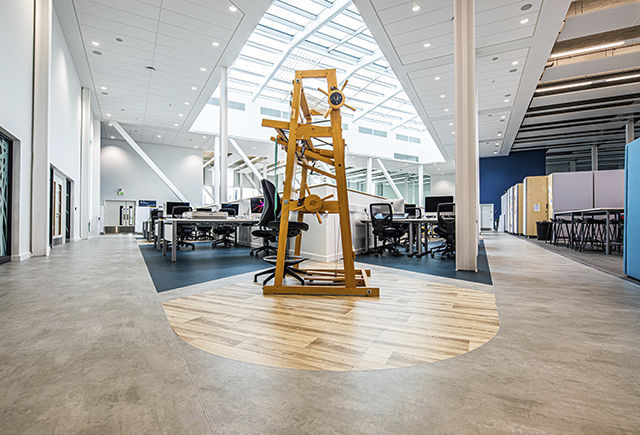 Vinyl flooring - Expona Flow - Polyflor - polyurethane / PUR