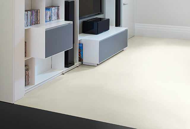 PVC flooring - Bloc - Polyflor - polyurethane / PUR / interior