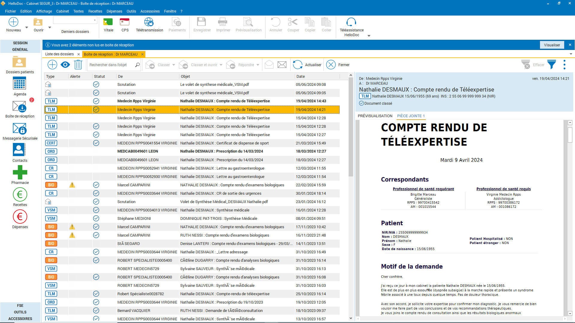 Navigation software - HelloDoc - CGM - prescription aid / medical