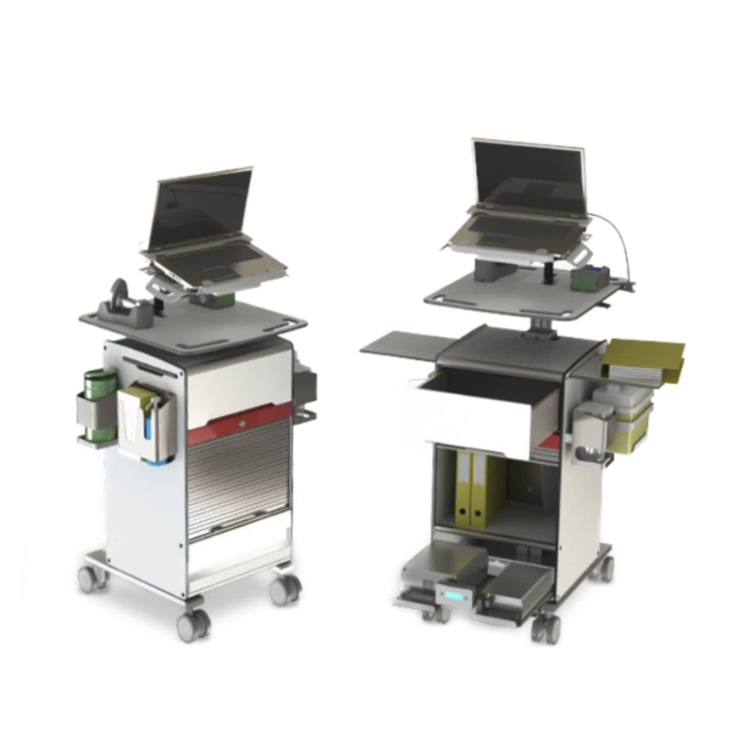 Medical computer trolley - CASENOTE CN-19 - SYSTMZ - battery-powered ...