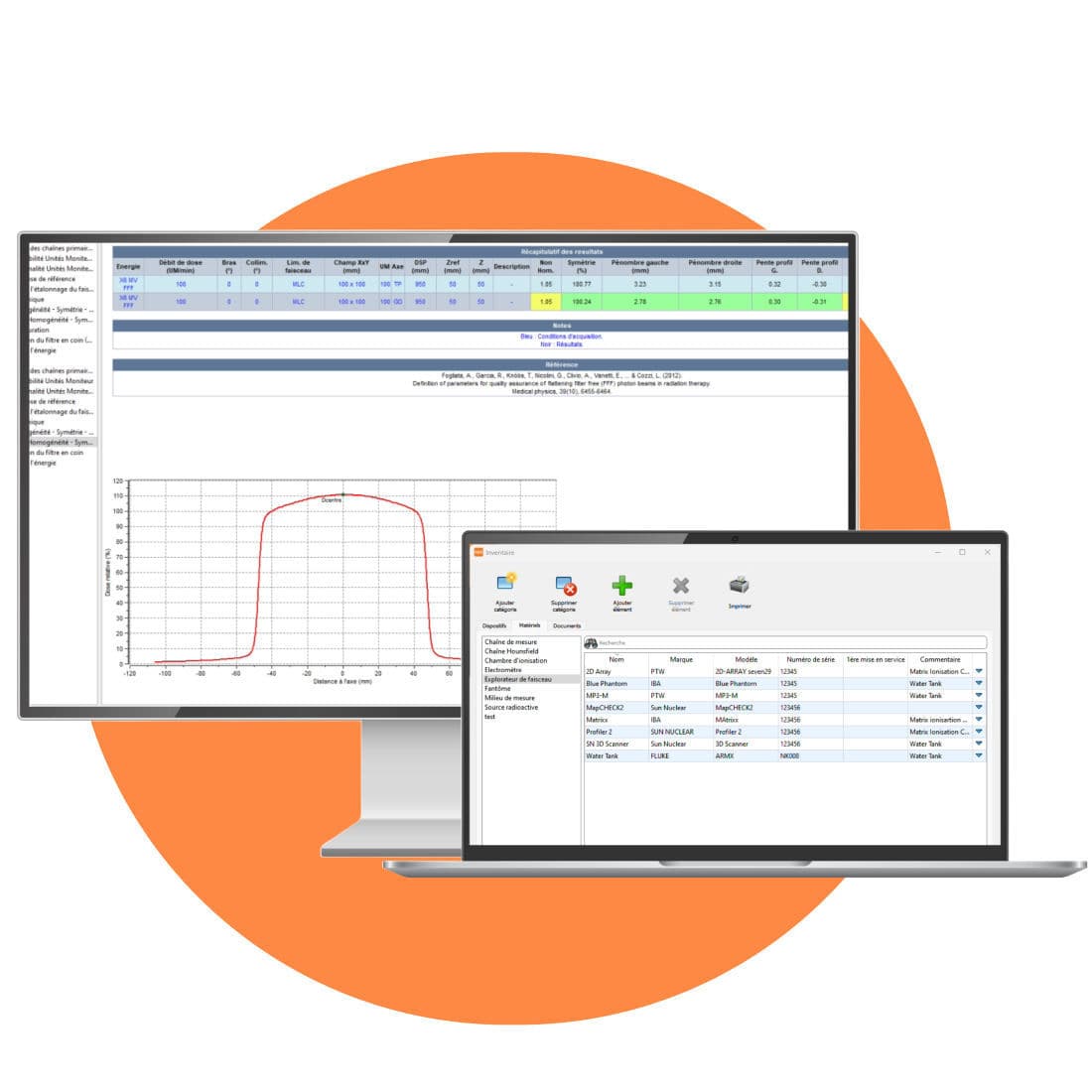 Dose calibration software - Dosimetry QA - AQUILAB - monitoring / quality control / for ...