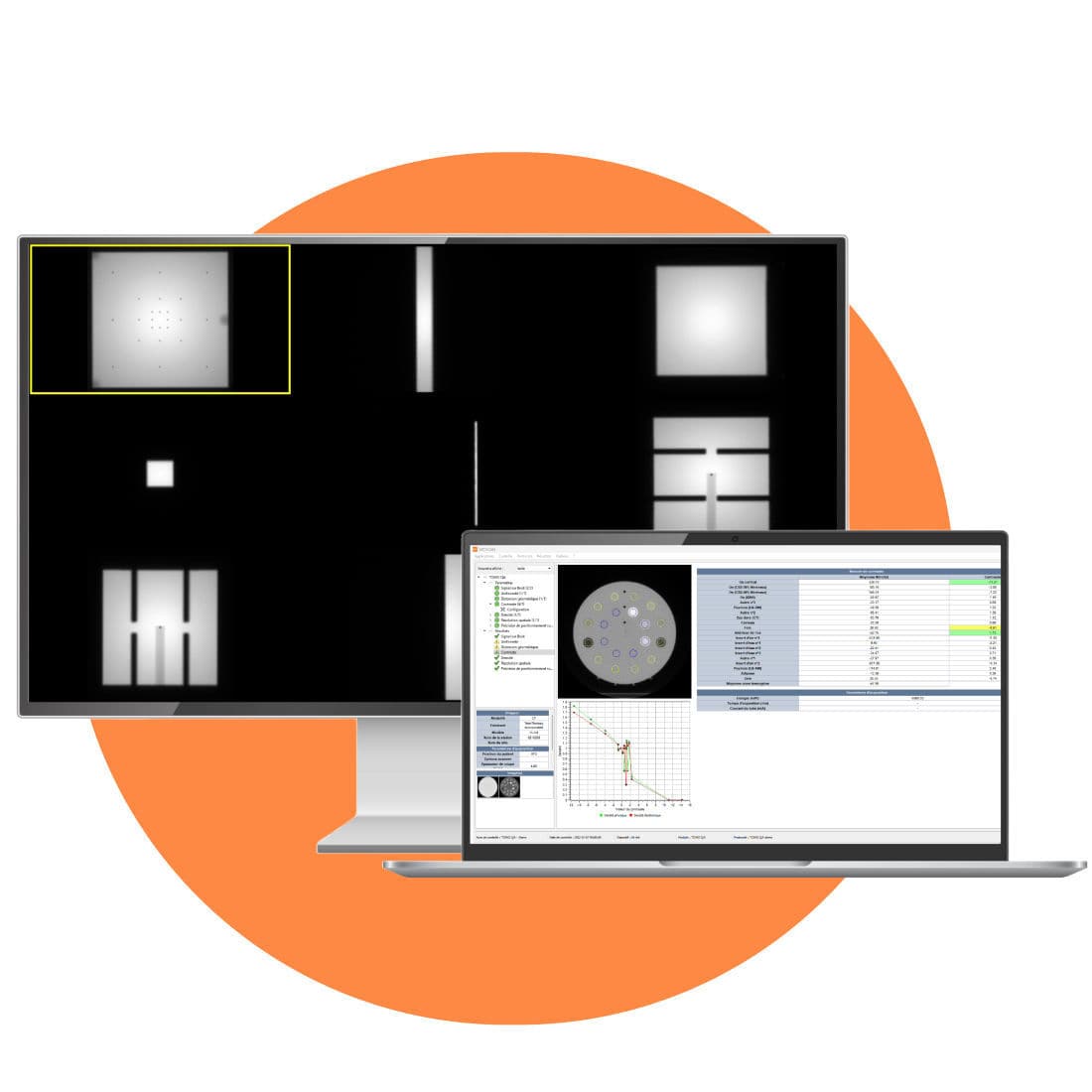 Quality control software - Halcyon®QA - AQUILAB - for radiation therapy / for tablet PC