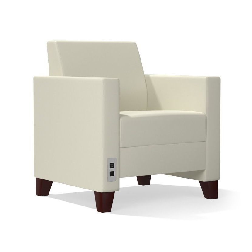 Waiting room sofa - Composium Sharp - IDEON - 2-person / 3-seater