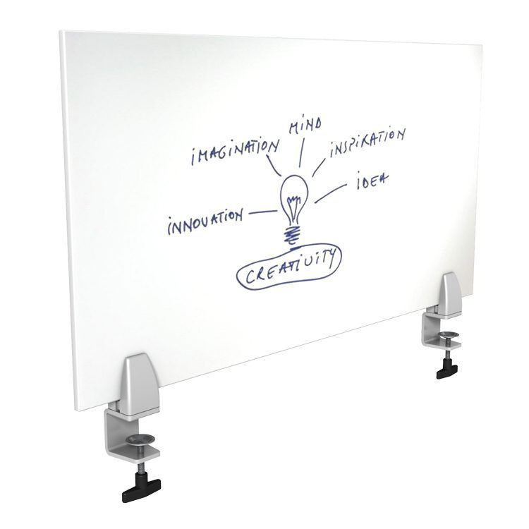Fixed hospital privacy screen - Doodle - IDEON - options / adjustable