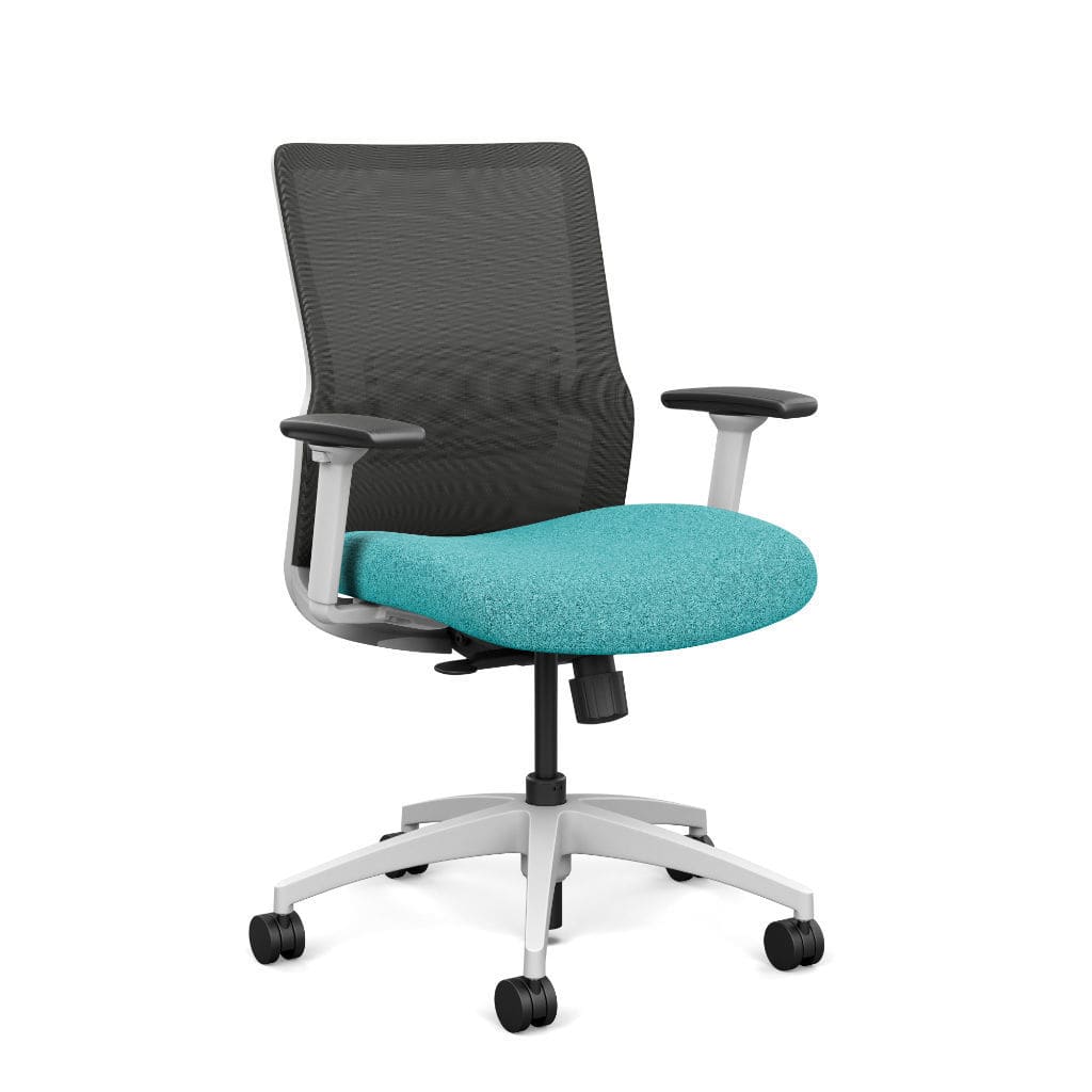 Office chair with armrests - Novo - IDEON - on casters / height-adjustable
