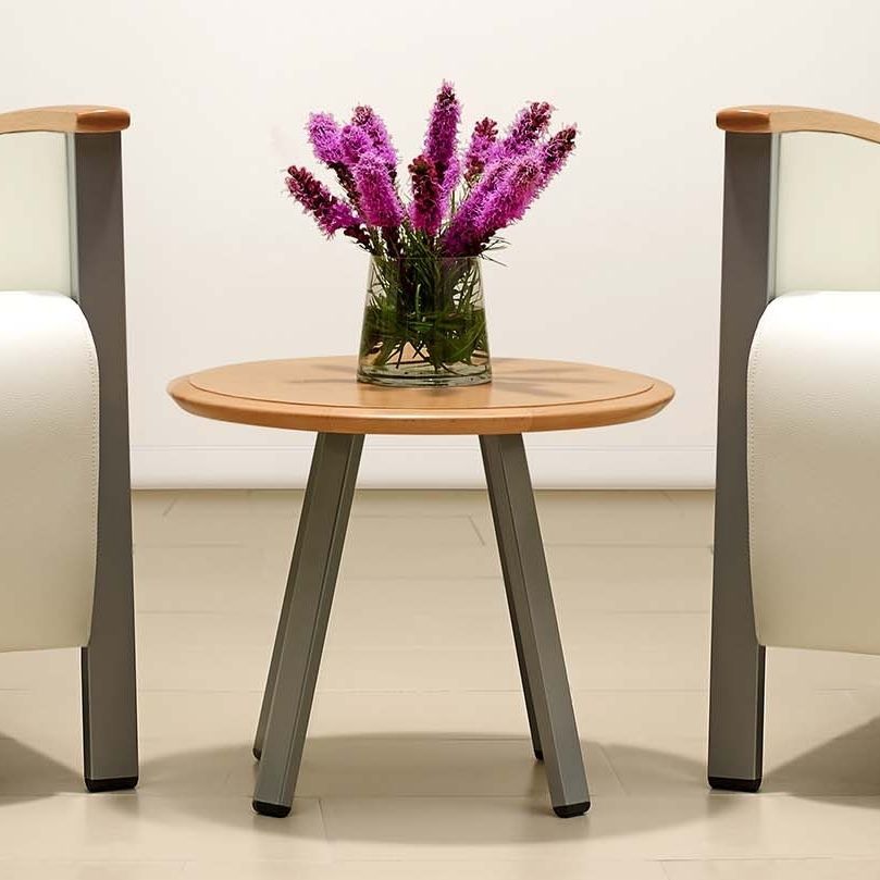 Waiting room coffee table - Soltíce® Metal - KI - rectangular / round ...