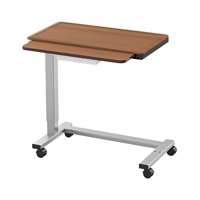 Overbed table on casters - SPLIT-TOP - Stance Healthcare - height ...