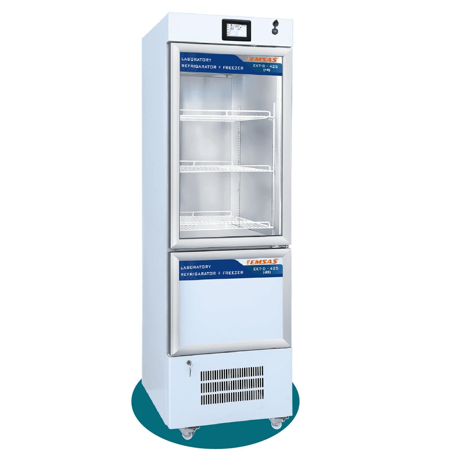 Laboratory refrigerator - EKT-D 175 - EMSAS - cabinet / 1-door / with ...